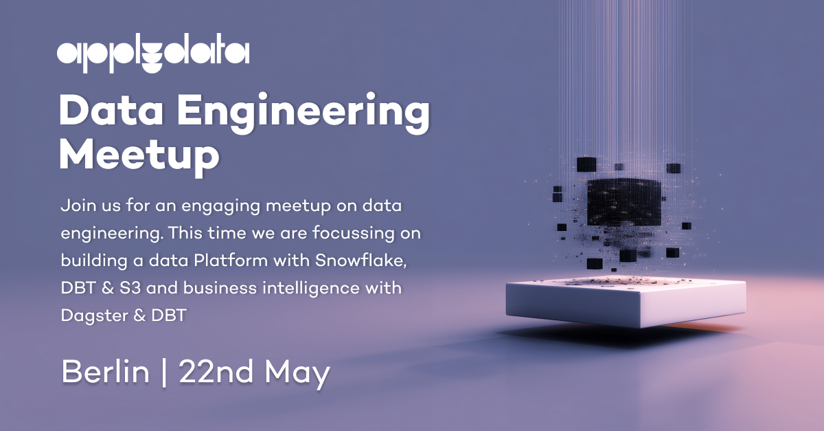 Data Engineering MeetUp Berlin - applydata